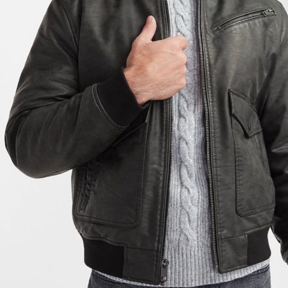 Express | Jackets & Coats | Sleek Style In This Bomber Vegan Leather ...
